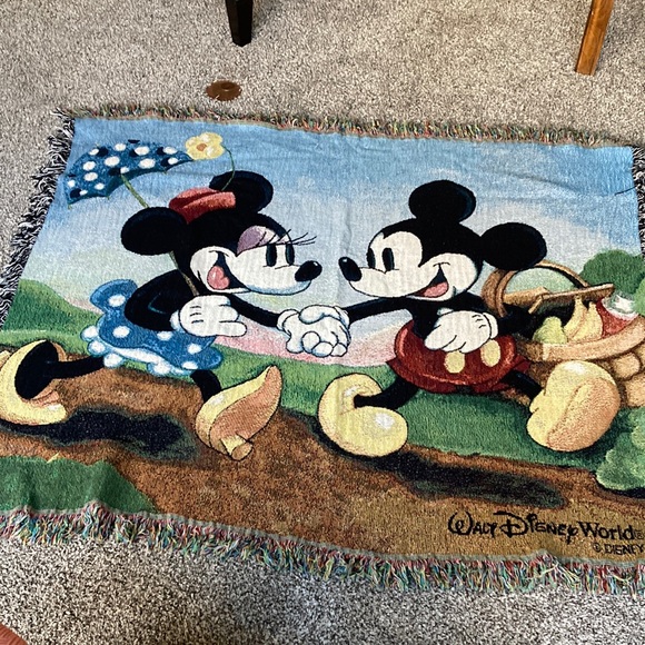 Disney | Bedding | Disney Throw Mickey And Minnie | Poshmark